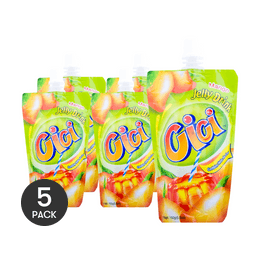 喜之郎 CICI 果冻爽添加果汁椰果粒 芒果 150g *5【5份超值装】 | 亚米