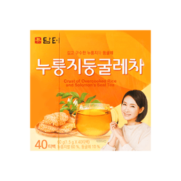 DAMTUH Scorched Rice & Solomon's Seal Tea - 40 Bags, 2.11oz | Yami