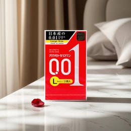 OKAMOTO 001 Ultra Thin Non-latex Polyurethane Condoms, Large Fit, 3pcs ...