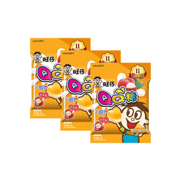 WANT WANT 【Value Pack】QQ Yogurt Lychee Fruit Gummies, 0.63oz*3 | Yami