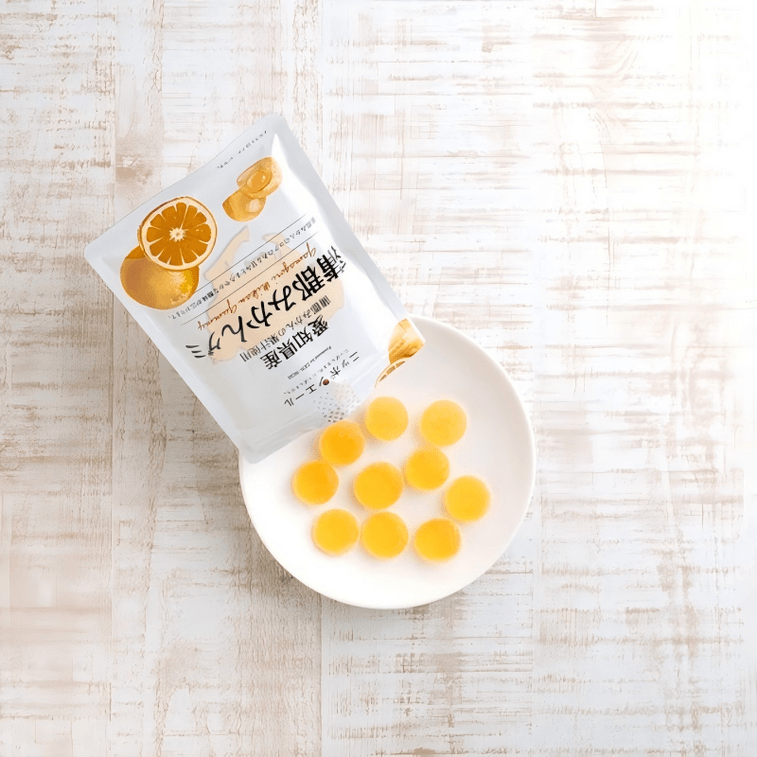 Pure Natural Fruit Jam, Po-Jun Tangerine Gummies 40g 1