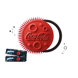 Sandwich Biscuits Coca-Cola Co-branded Soda Flavored 97g *1cake Baked ...