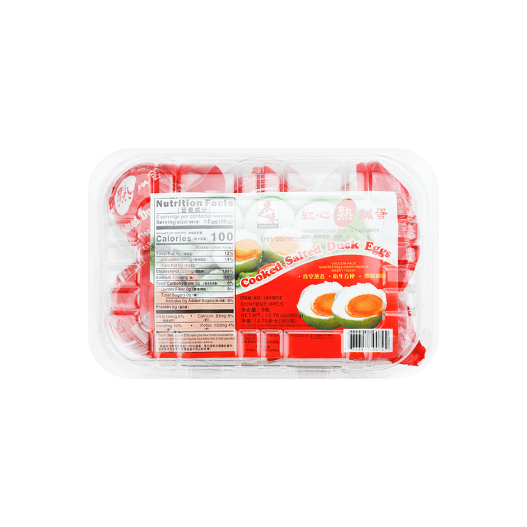 ASIAN TASTE Cooked Salt Duck Egg 6pcs | Yami
