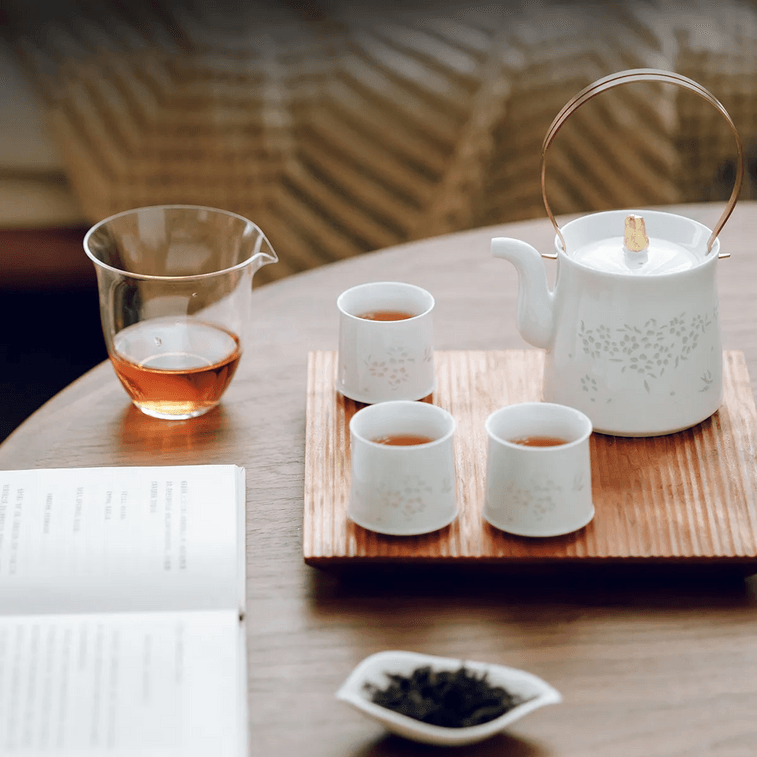 藍印東方 藍印東方 融光-玲瓏 (壺*1、公道*1、杯*4) | 亞米