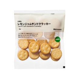 MUJI Lemon Jam Sandwich Cookies 68g | Yami
