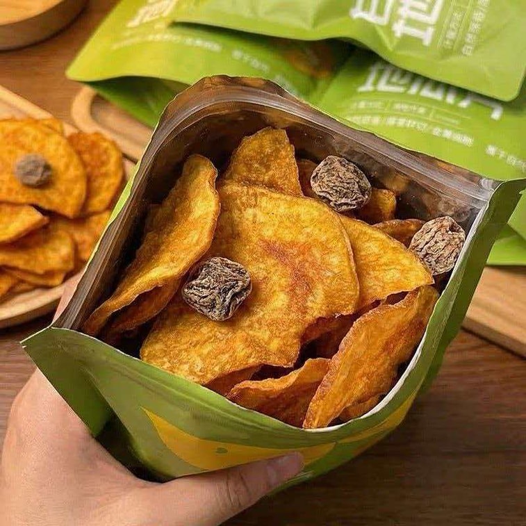 Original Cut Sweet and Sour Crispy Sweet Potato Chips 100g 1*Pack 2
