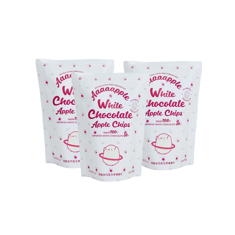 Dark Chocolate Apple Crisps 40g * 3 Bags 0