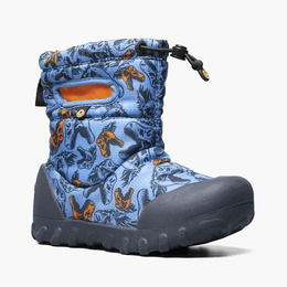 Bogs Kids Snow Boots B-MOC SNOW COOL DINOS in Blue US J3 | Yami