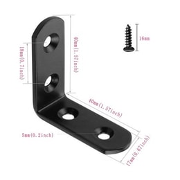 Repuhand 10 Pcs 40x40 mm Corner Bracket L Right Angle Brackets 90 ...