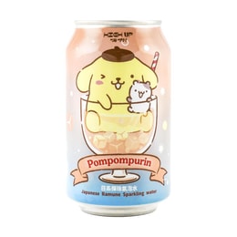 HIGH UP Pompompurin Ramune Sparkling Water Original Flavor,11.15 fl oz ...