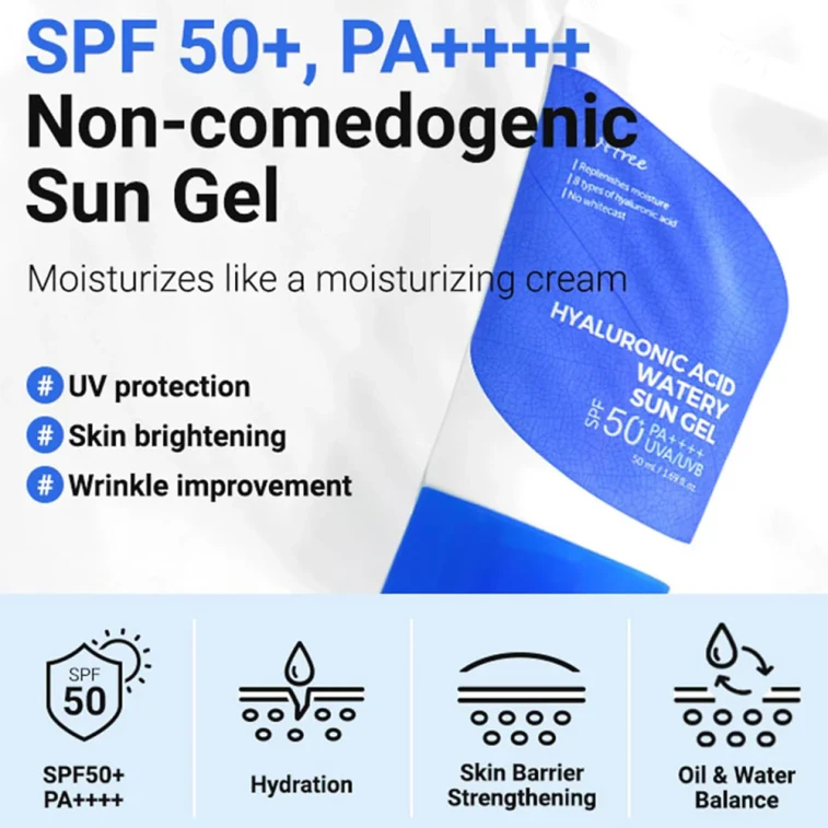 Hyaluronic Acid Watery Sun Gel 50mL 2