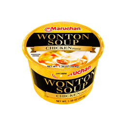 MARUCHAN Chicken Flavor Wonton Soup - Instant Cup, 1.38oz | Yami