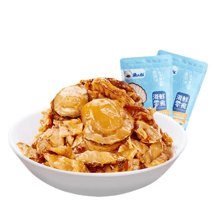 Uncle Yu BBQ Scallop Meat 155g (Barbecue Restaurant Flavor) Ready-to ...