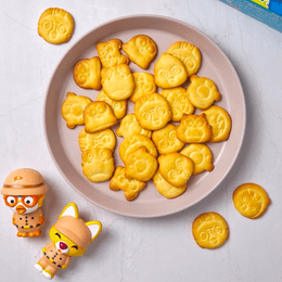 BINGGRAE Pororo & Friends Plain Crackers, 2.29oz,packaging may vary | Yami