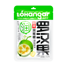 LGT Monk Fruit Throat Lozenges, Green Tea Mint Flavor, 1.9 oz | Yami