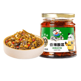 Spicy Sour Pickled Cabbage 280g*1 Bottle | Yami