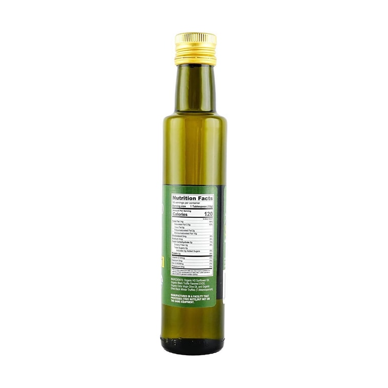 Organic Black Truffle Oil ,8 oz【Dressing, Western Cuisine, Baking ...