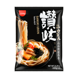 SAMLIP Seaweed Flavor Sanuki Udon - 3 Packs* 7.9oz | Yami