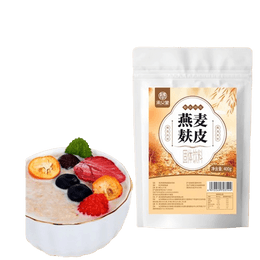 High Fiber Oat Bran Sugar Free Low Fat Oatmeal for Weight Loss 400g/bag ...