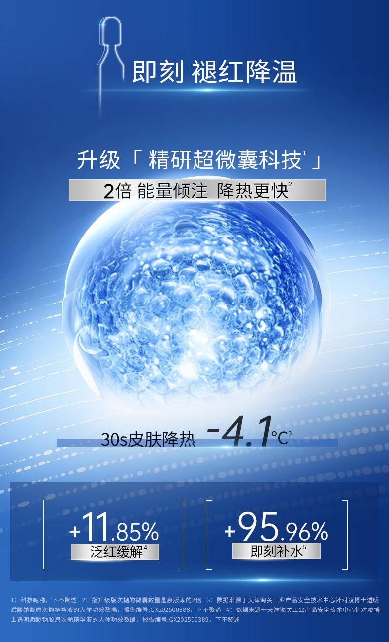 凌博士 PROF.LING新升级全分子透明质酸钠胶原次抛精华液补水保湿紧致抗皱10pcs | 亚米