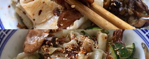 Popular style: dried squid, gourd and me