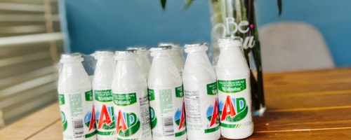 Wahaha AD calcium milk, 30 years. As old